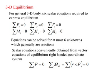 engineering statics :equilibrium | PDF