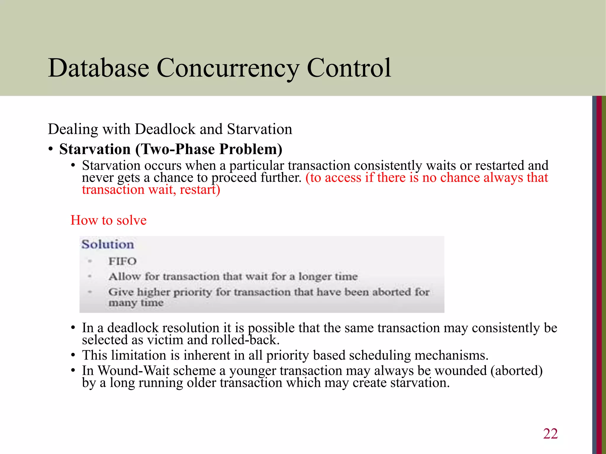 Chapter Three Concurrency Control Techniquesetuppt Databases Computer Software And
