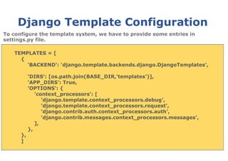 Chapter Three Django Templates System.ppt