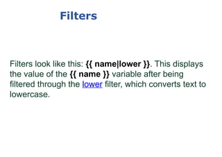 Chapter Three Django Templates System Ppt