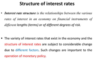 Chapter Three Interest rates in the Financial System.ppt