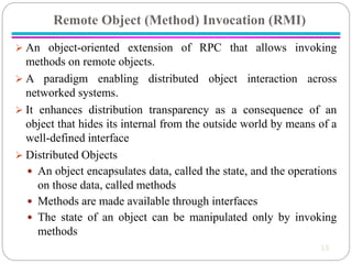 Comprehensive Overview of Inter-Process Communication in Distributed ...