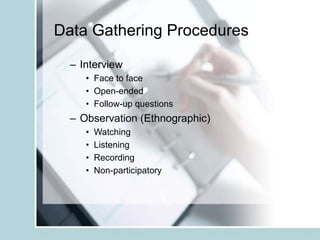 Chapter Three of Your Thesis.ppt