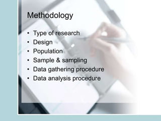 Chapter Three of Your Thesis.ppt