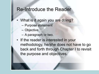 Chapter Three of Your Thesis.ppt