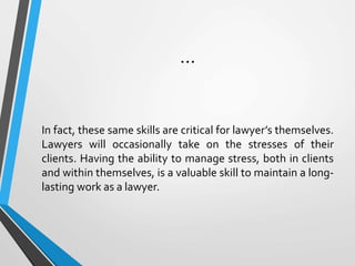 Skills of successful lawyer | PPTX