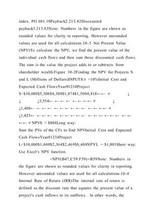 ChapterTool KitChapter 10112018 The Basics of Capital Budgeting | DOCX