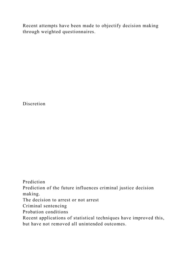 Chapter Twelve Decision MakingCriminal Justice Organizati.docx