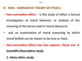 CHAPTER TWO-1.pptx approch of ethics civics | PPTX