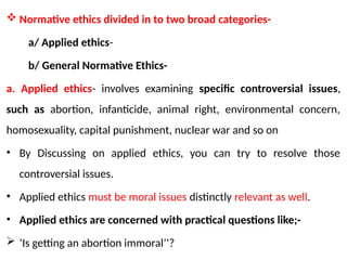 CHAPTER TWO-1.pptx approch of ethics civics | PPTX