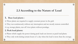 Chapter two-Classification of Hydroelectric Power Plants | PDF