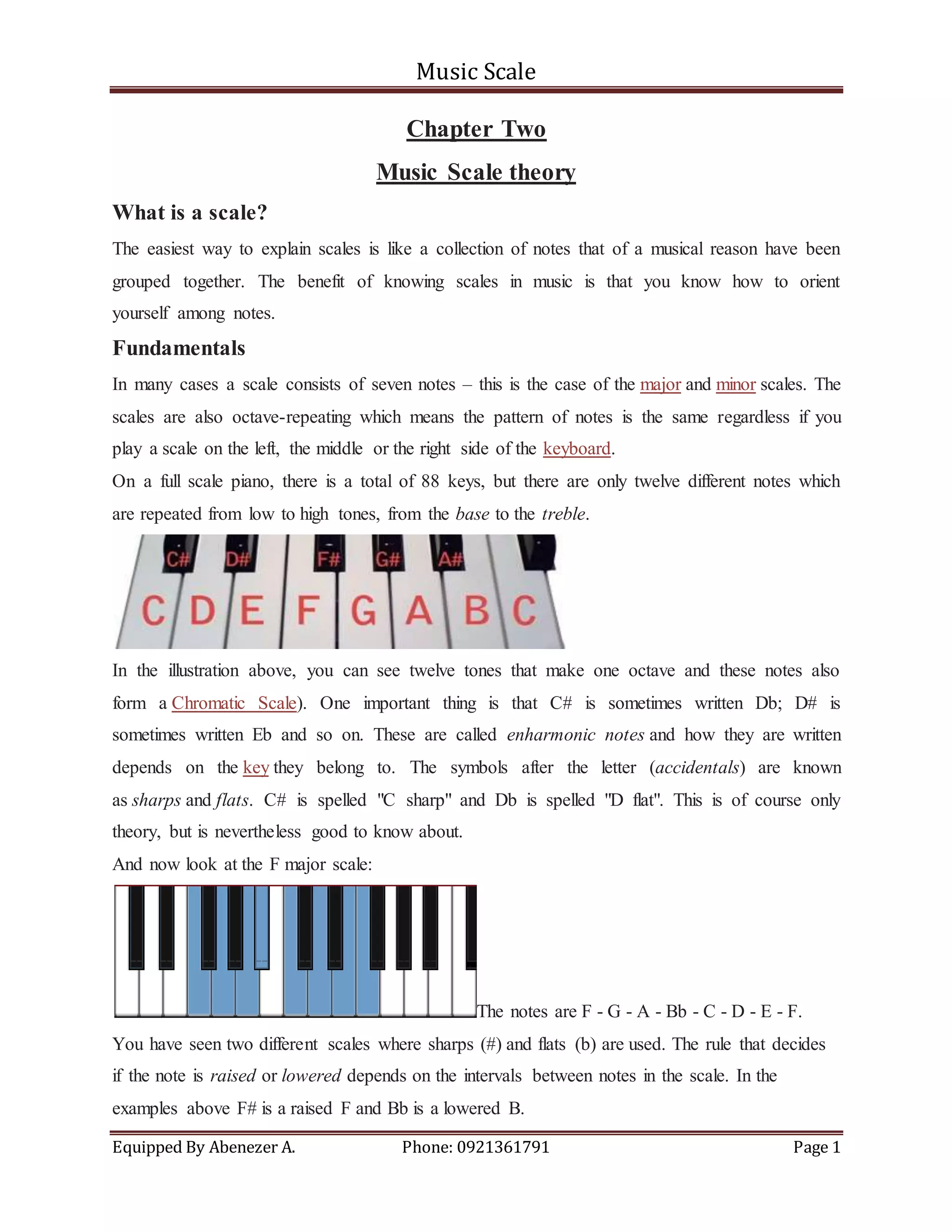 Ethiopian Music Theory | DOCX