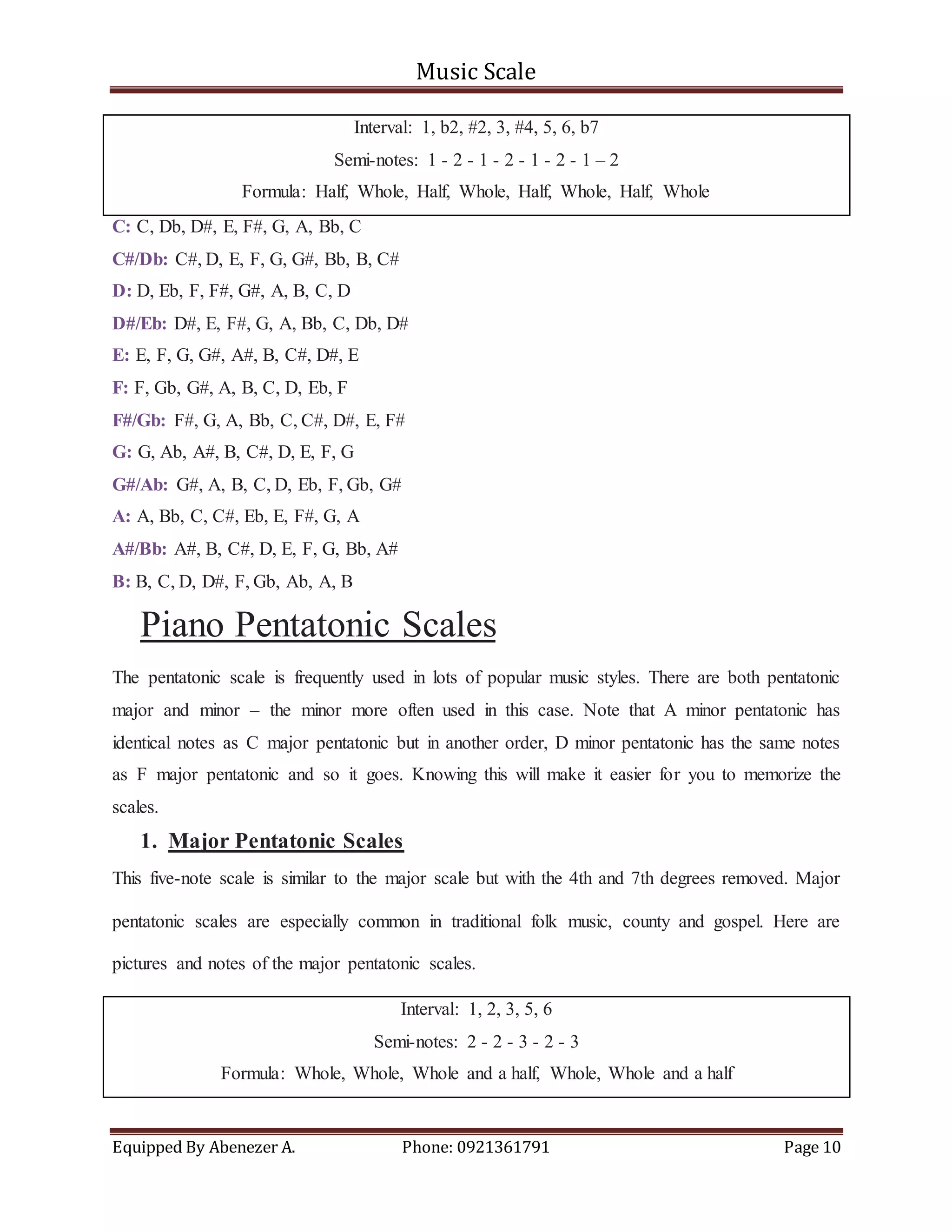 Ethiopian Music Theory | DOCX