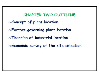 PLANT LOCATION | PDF