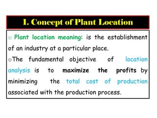 PLANT LOCATION | PDF