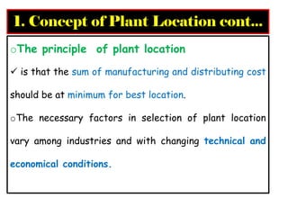 PLANT LOCATION | PDF