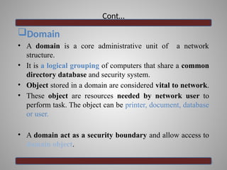 Host Management active directory and domain services in windows server.pptx