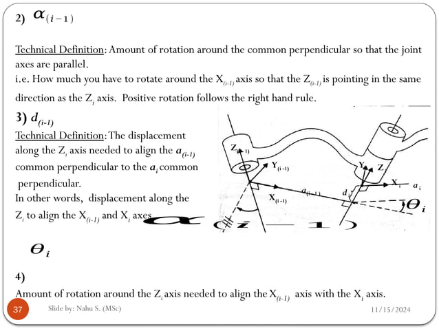 robotics kinematics and dynamics anaysis | PPTX