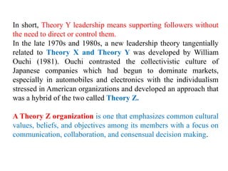 CHAPTER TWO.pptx understanding leadership styles | PPT