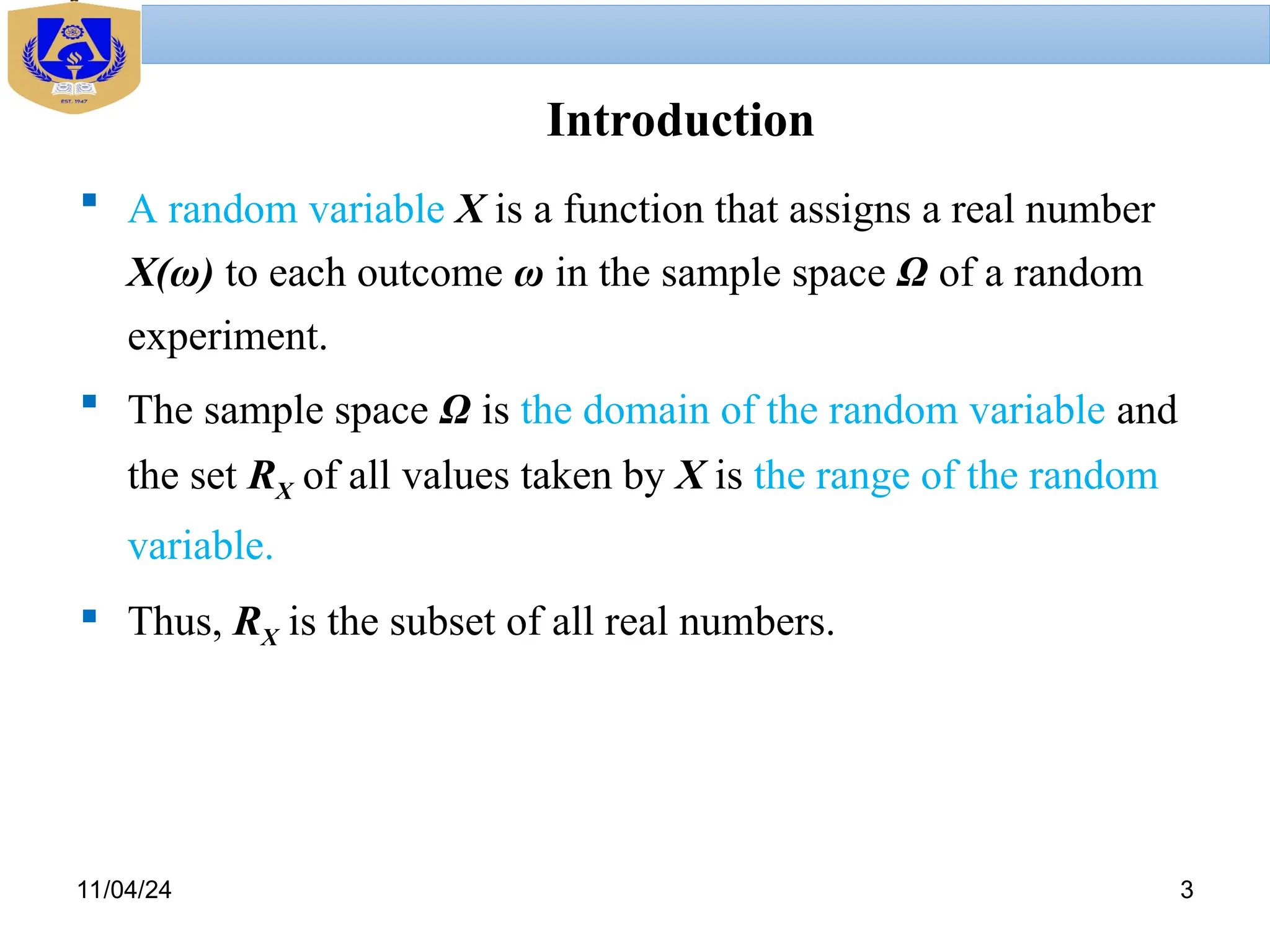 Probability and random process Chapter two-Random_Variables.ppt