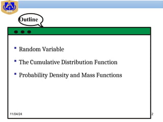 Probability and random process Chapter two-Random_Variables.ppt