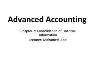 chapter two: advanced accounting two.pptx