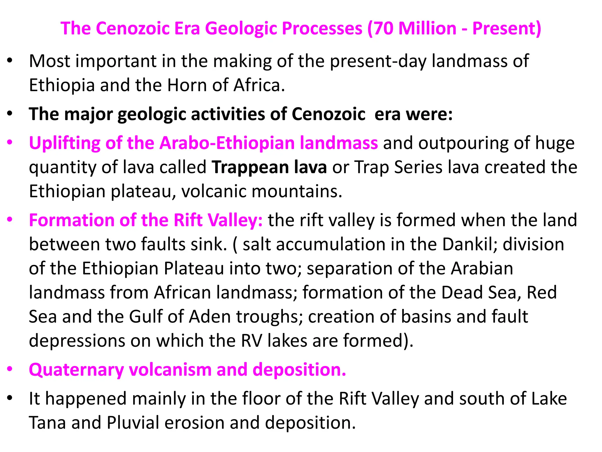 Geography of Ethiopia and the Horn: Chapter Two and Three.ppt