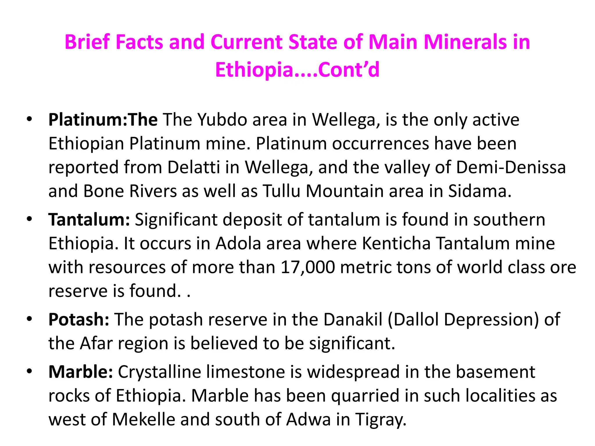 Geography of Ethiopia and the Horn: Chapter Two and Three.ppt