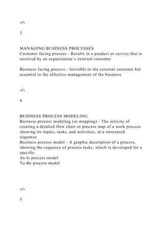 CHAPTER TWODECISIONS AND PROCESSESVALUE DRIVEN BUSINESS.docx