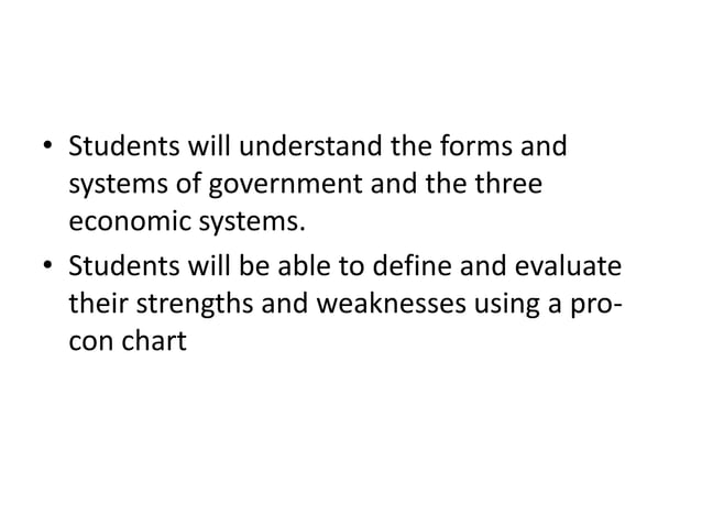 Chapter two forms of government activity | PPTX