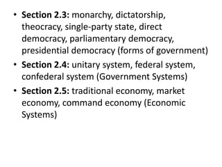 Chapter two forms of government activity | PPTX