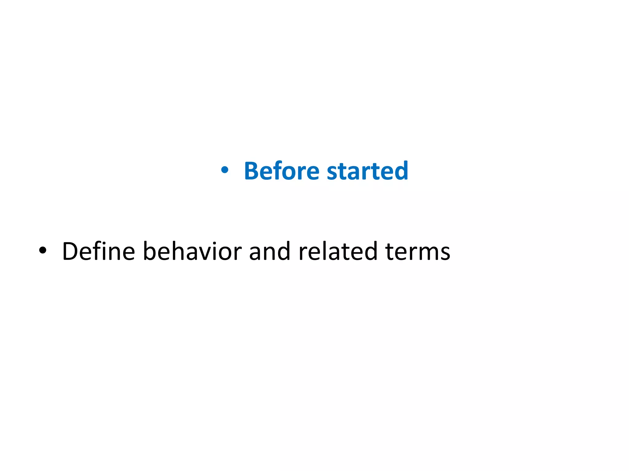 health and human behaviour | PPTX