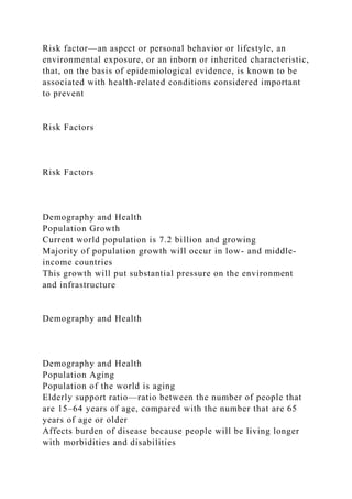 Chapter TwoHealth Determinants, Measurements, and Trends.docx ...