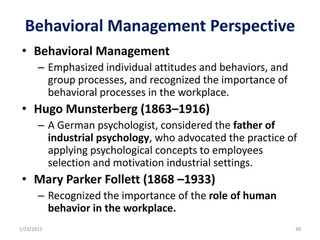 Chapter two perspectives in management complete | PPTX