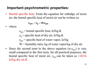 CHAPTER TWO Psychrometry .ppt