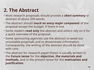 Comprehensive Guide to Writing Effective Scientific Research Proposals ...