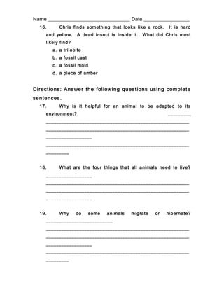 Chapter Two Science Review | PDF