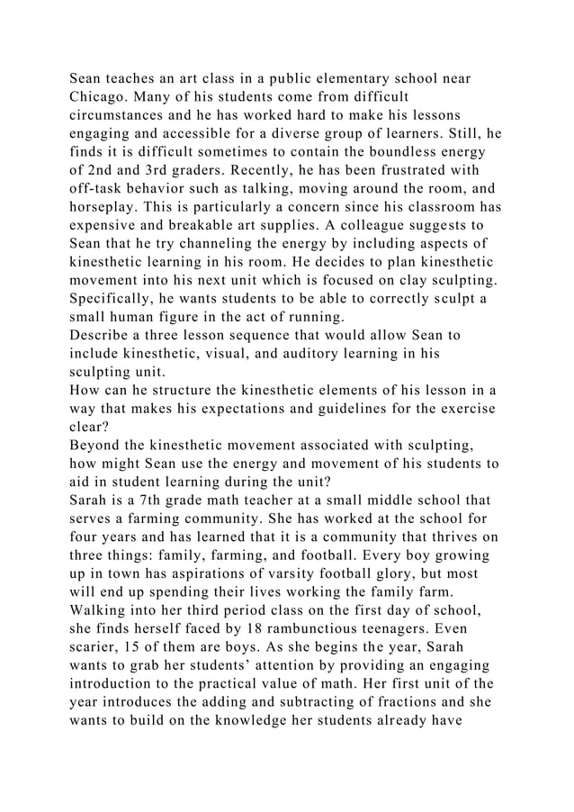 Chapter Two SynthesisEach of the following scenarios presents a .docx