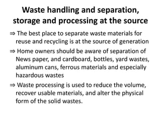 daada Chapter two waste managemet | PPTX