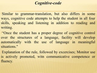 Chapter v “Approaches to Language Teaching” | PPT