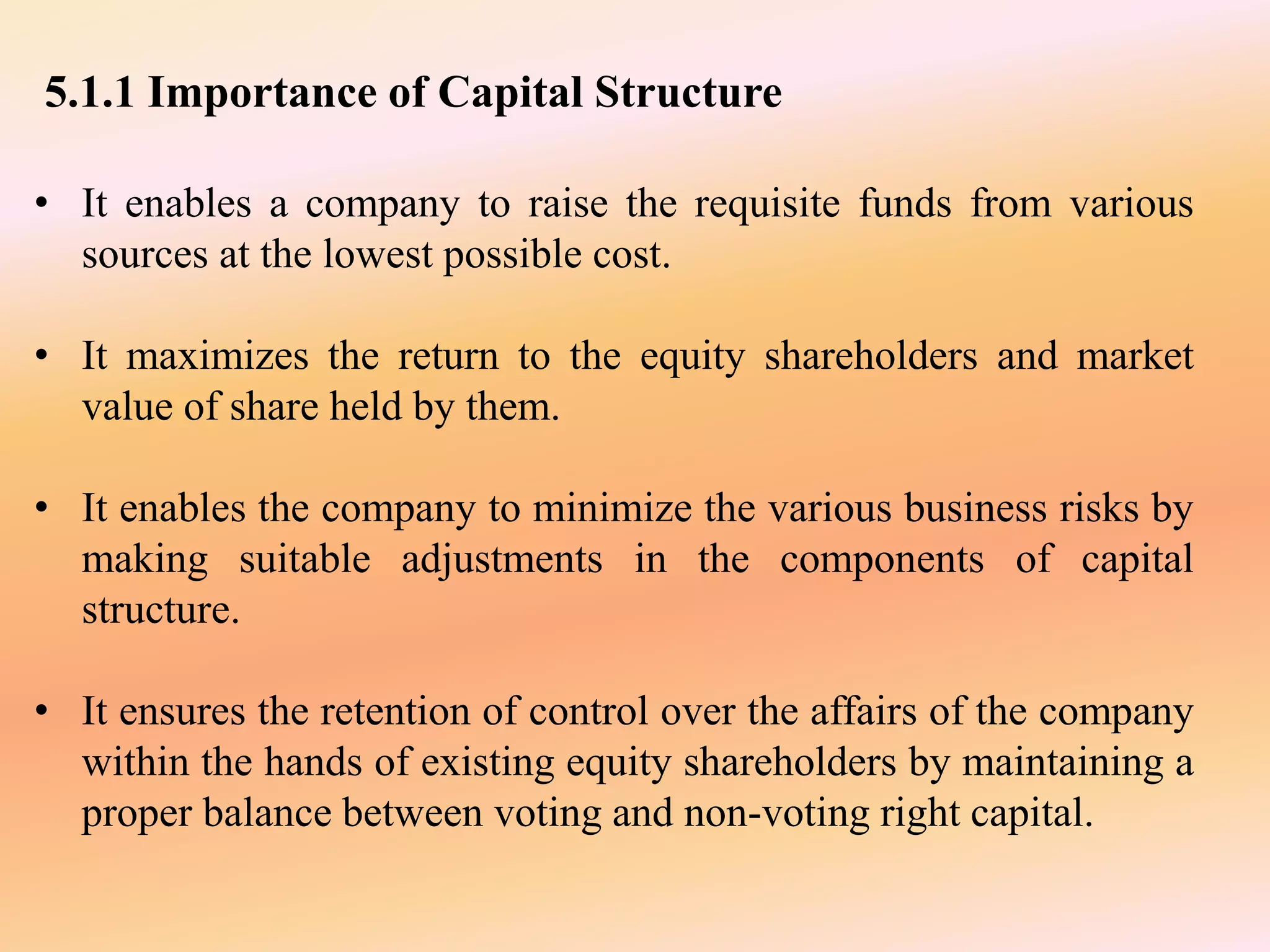 Capital Structure | PPTX