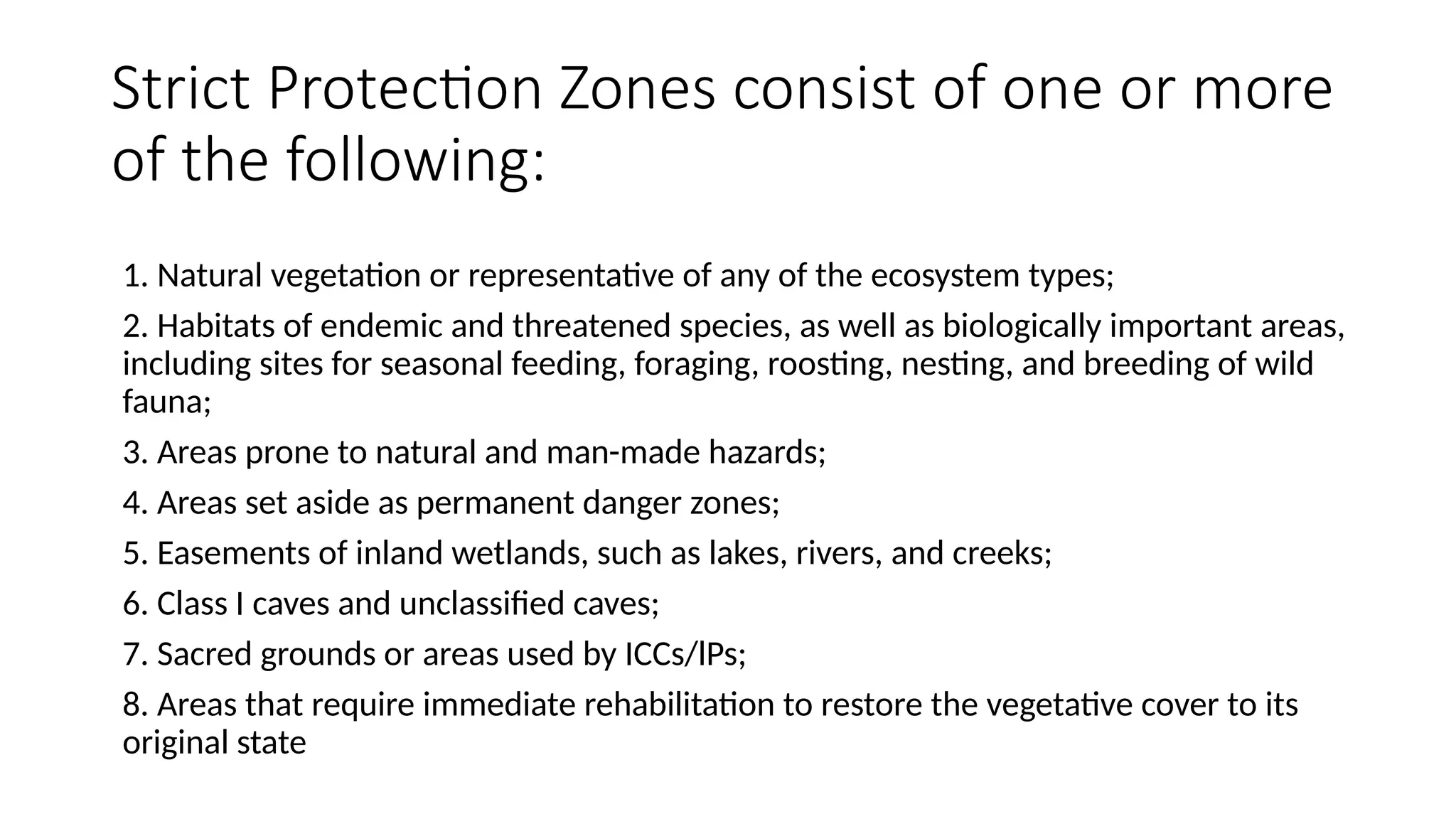 Chapter V Management Plan in Protected Areas | PPTX
