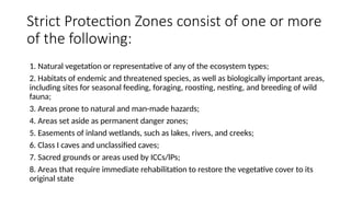 Chapter V Management Plan in Protected Areas | PPTX