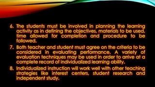 Individualized Instruction | PPTX