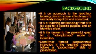 Individualized Instruction | PPTX