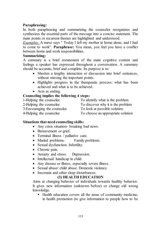 communication and health behavior | DOC