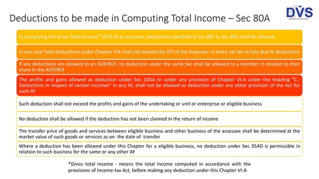 Chapter vi a deductions | PPTX