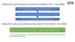 Chapter vi a deductions | PPTX