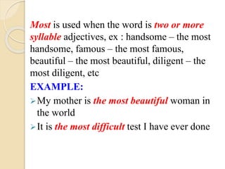 Degree of comparison | PPT