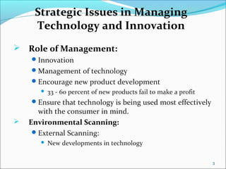 Chapter vii(b) managing technology and innovation | PPT | Business ...